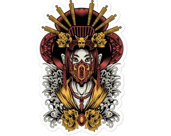 Japanese Art Sticker - Etsy