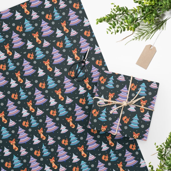 Fox Gift Wrap - Etsy