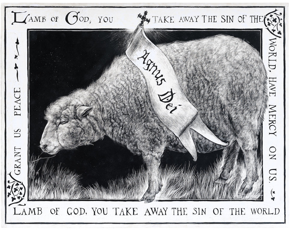 Lamb of God, 10 Pack, Religious Greeting Cards, Lamb of God, Agnus Dei ...