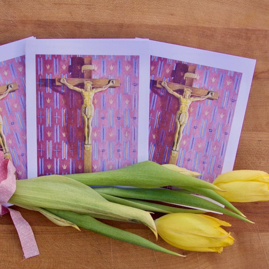 Pax Domini Note Cards, Crucifixion, Religious Cards, Easter Cards, Lent ...