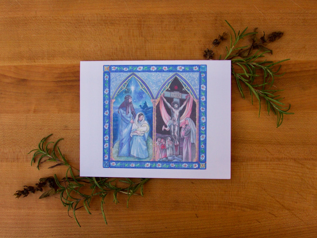 Christmas Cards, 8 Cards With Envelopes, Religious Cards, Nativity ...
