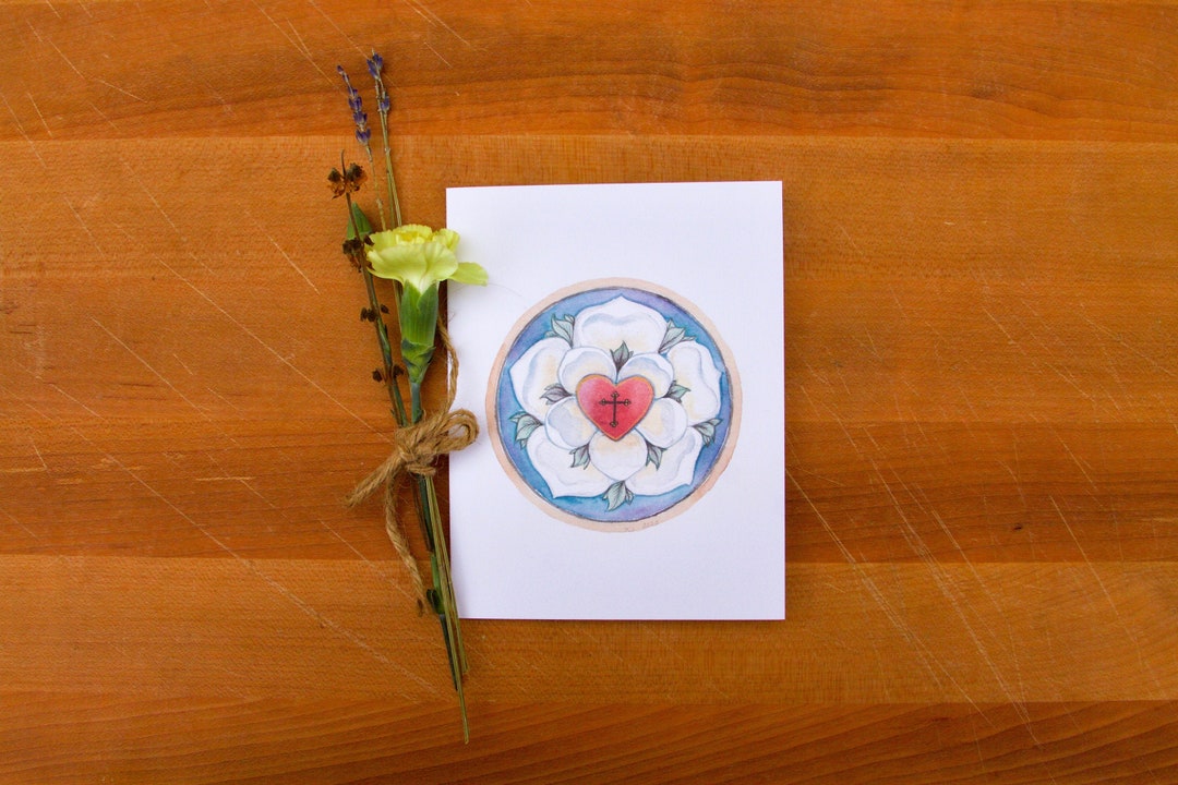 Luther Rose 10 Pack Greeting Cards, 10 Cards and Envelopes, All ...