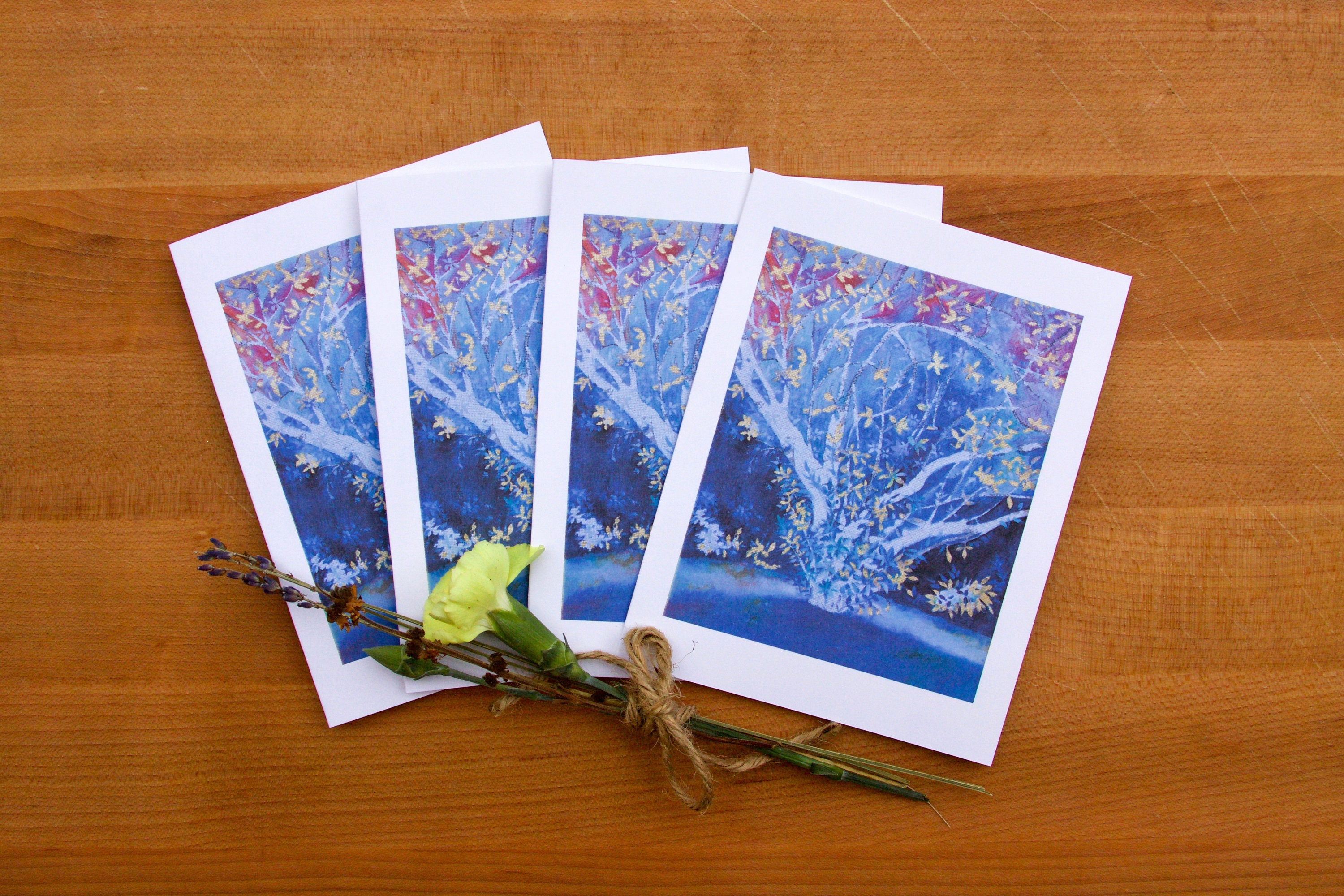 Tree, Boxed Greeting Card Set, 8 Pack, Tree of Life, Bulk Card Set ...