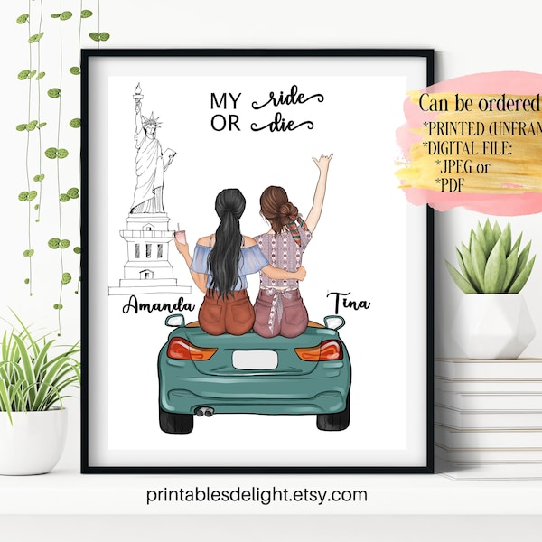 Best Friends Poster - Etsy