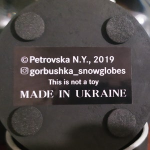 Limited Original Chernobyl Snow Globe, Pripyat, Nuclear Reactor. Glass ...