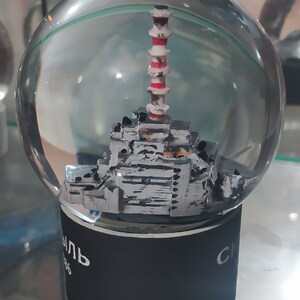 Limited Original Chernobyl Snow Globe© With Sound of Dosimetr. Glow in ...