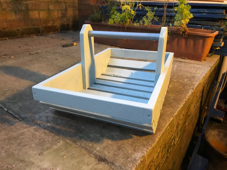 Timber Trug Basket - Ideal for Gathering Flowers or Produce From Your ...
