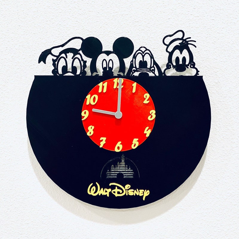 Mickey Mouse Wall Clock - Etsy