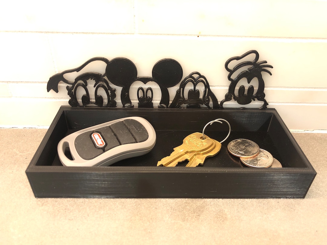 Mickey and Friends Tray / Shelf 3D Printed - Etsy
