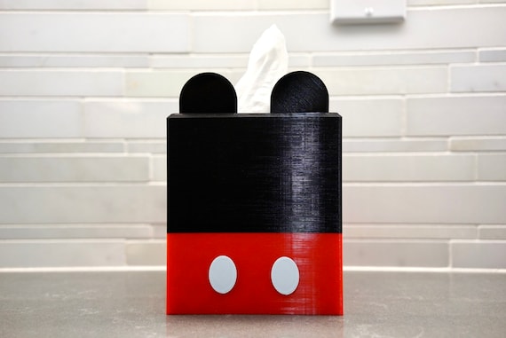 Mickey Inspired Tissue Box Cover for Standard Square Small | Etsy