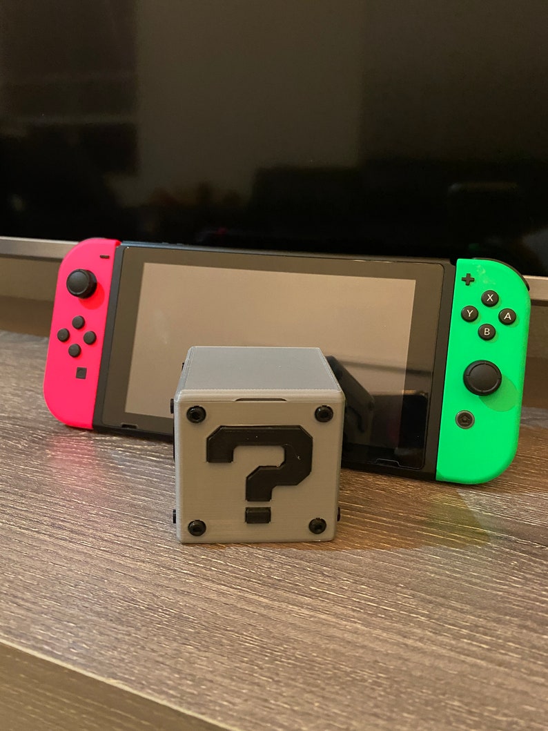 Nintendo Switch Game Card Case Question Mark Box Shape 12 - Etsy