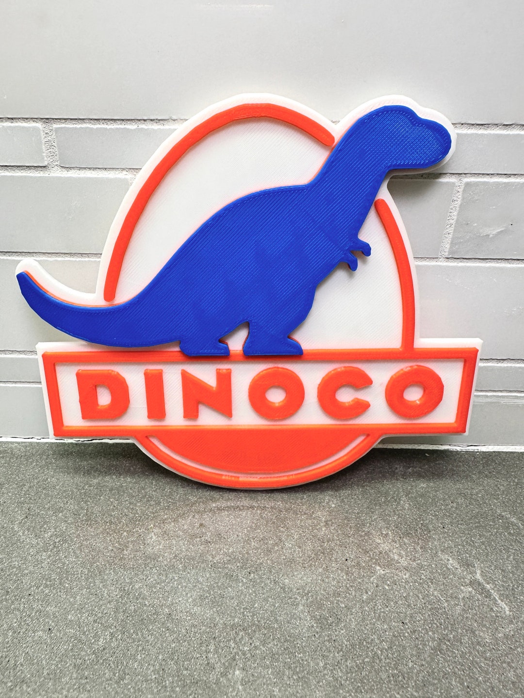 Disney Pixar Cars Inspired Sign Dinoco 3D Printed - Etsy