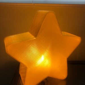 Star Shaped Mood Lamp With Efficient LED Bulb Great as a - Etsy