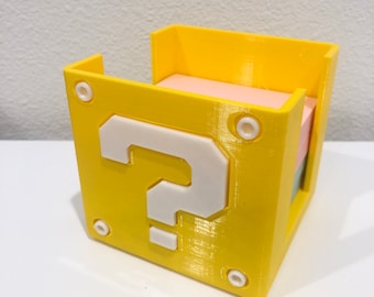 Super Mario Question Mark Storage Box - Etsy