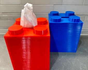Lego Style Tissue Box Square - Etsy