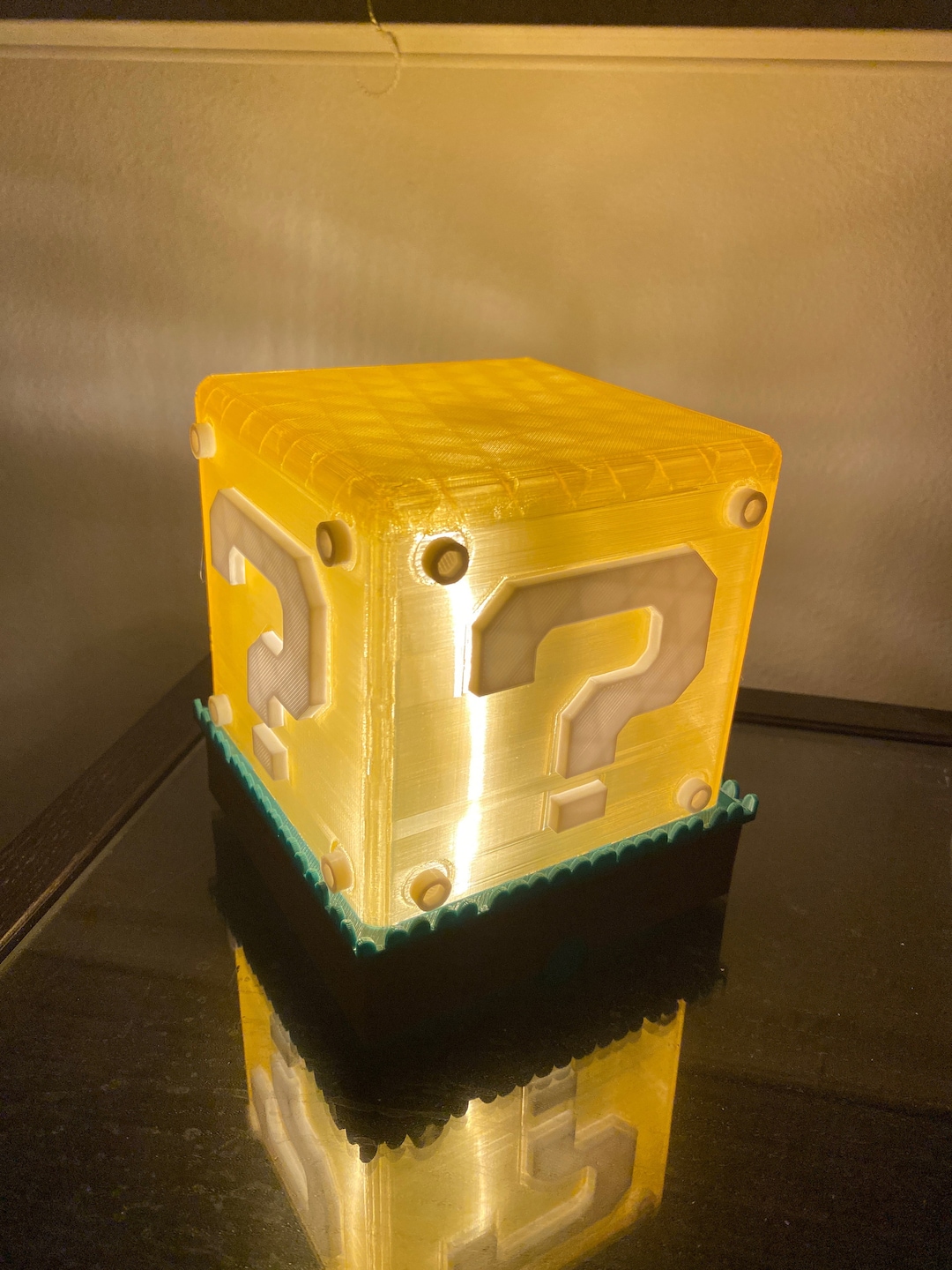 Nintendo Mario Bros Question Box Lamp - 3D Printed - Etsy
