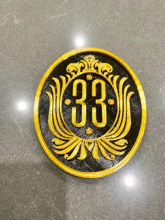 Disneyland Inspired Club 33 Emblem | Etsy