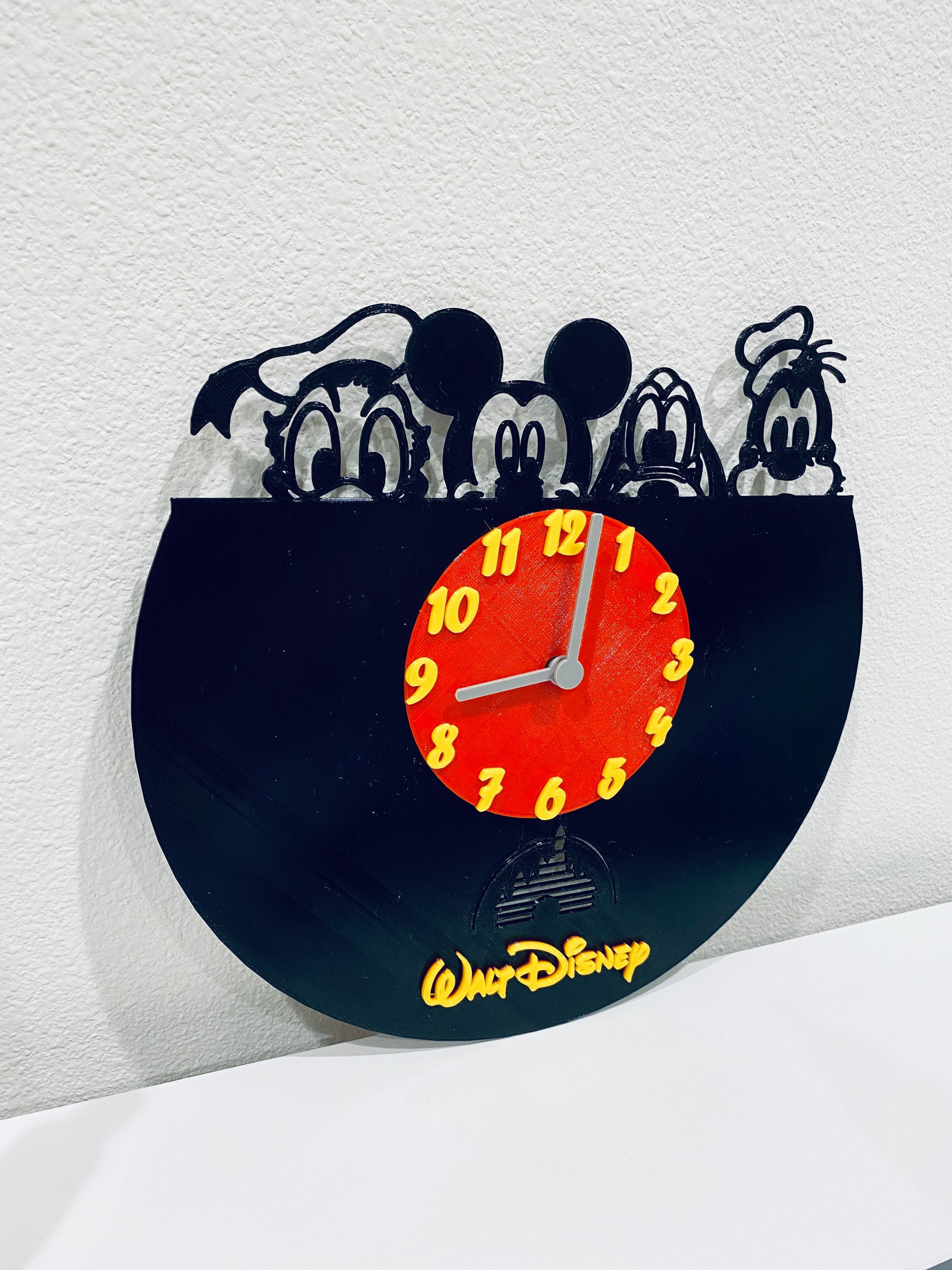 Mickey and Friends Inspired Analog Wall Clock - 3D Printed - Etsy