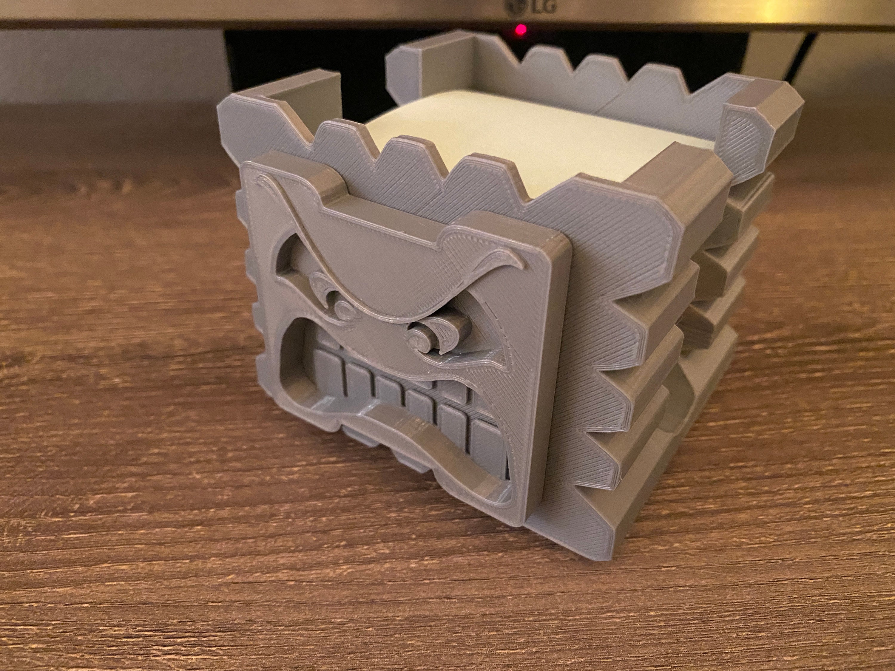 Sticky Note Holder & Dispenser Super Mario Brothers Thwomp Character - Etsy