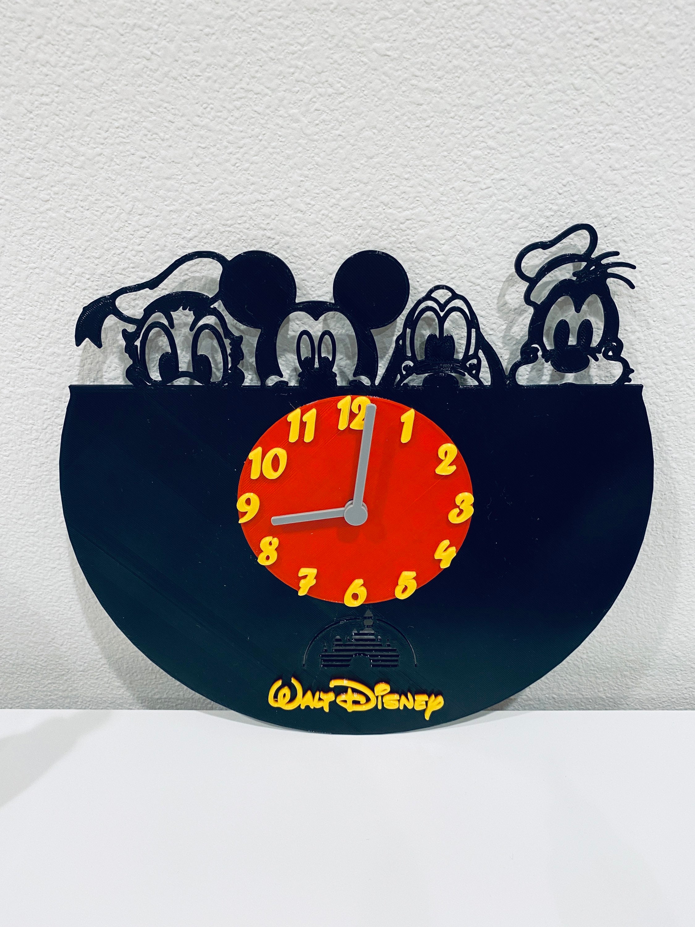 Mickey and Friends Inspired Analog Wall Clock - 3D Printed - Etsy