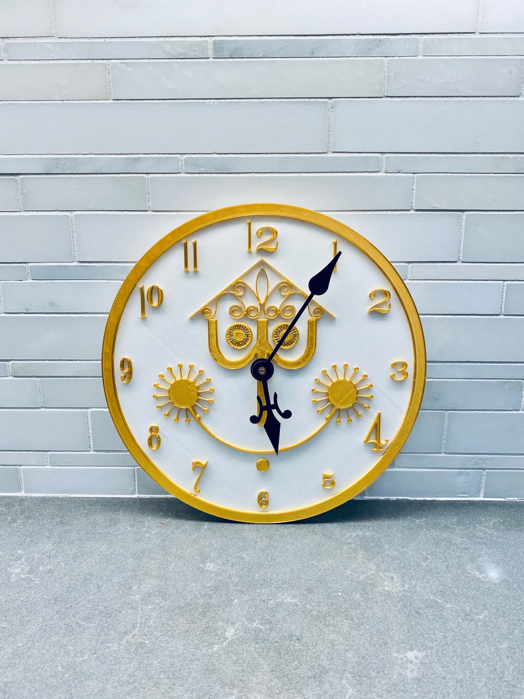 It's a Small World Disney Inspired Wall Clock - 3D Printed Analog Wall ...