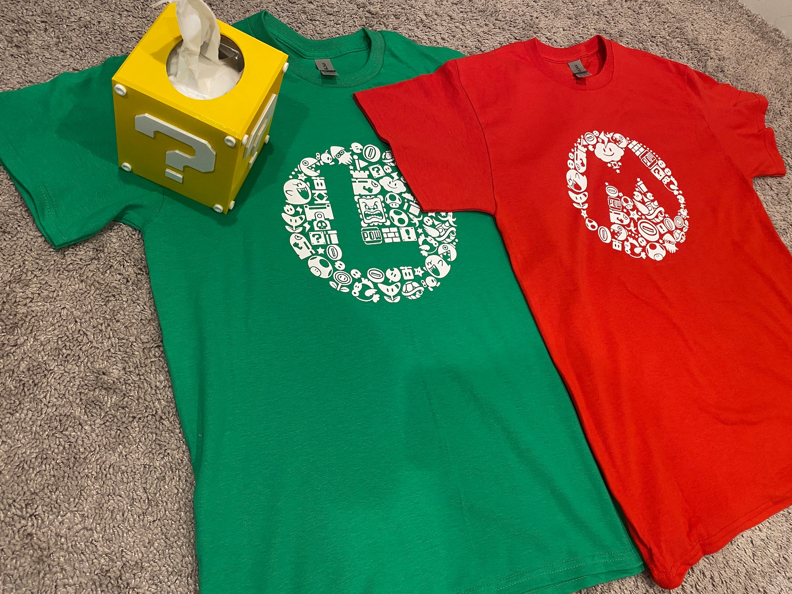Super Mario Bros Inspired T-shirt - Etsy