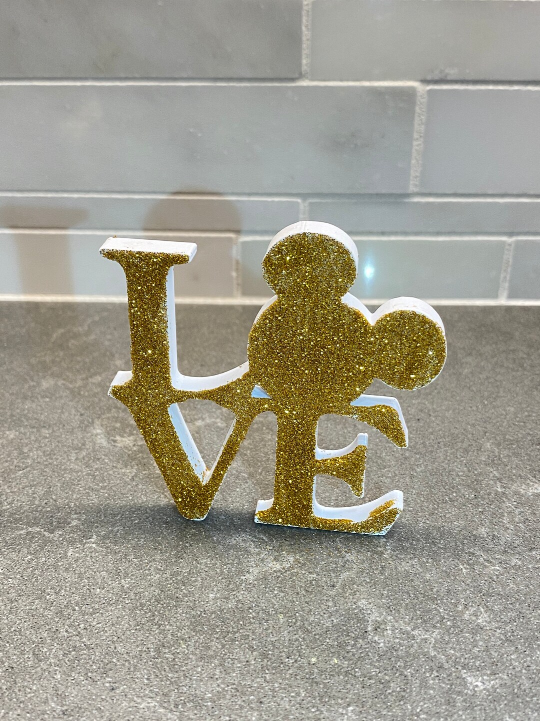 Micky LOVE Sign Home Decor & Wall Art 3D Printed - Etsy