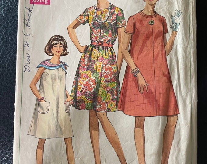 Vintage Uncut Factory Folded Sewing Pattern/simplicity 6155/misses ...