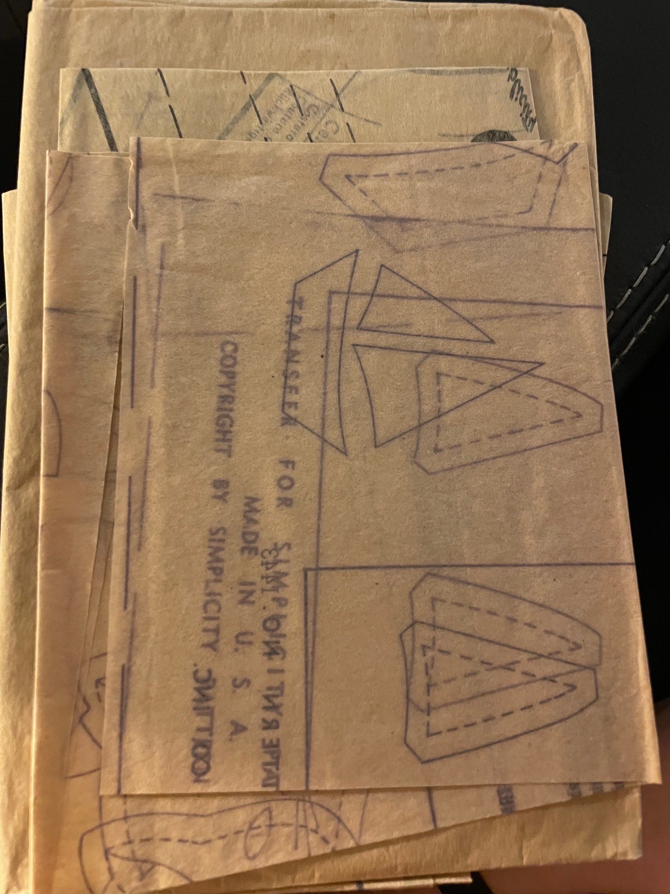 Vintage 60s Sewing Pattern/simplicity 1443/infants Layette-transfer ...