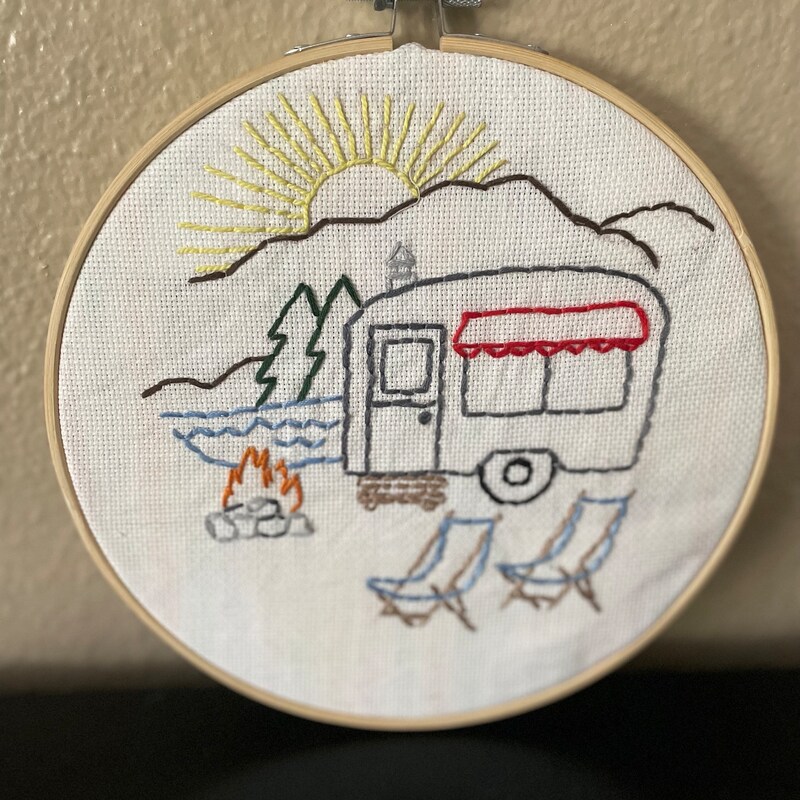 Embroidery Camping - Etsy