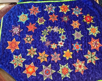 Midnight Stars Quilt Pattern - Etsy