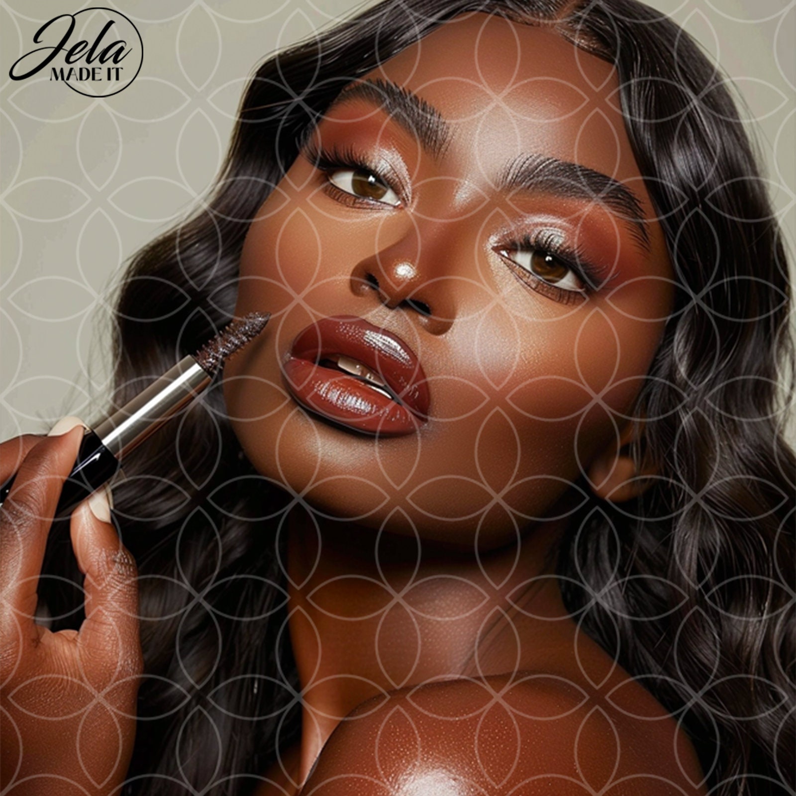 6 Makeup Brow Lash Beauty Stock Photo, Lash Model, Cosmetics, Make up ...