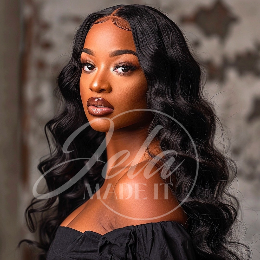 Black African American Beauty Hair Wig Stock Photo - Etsy