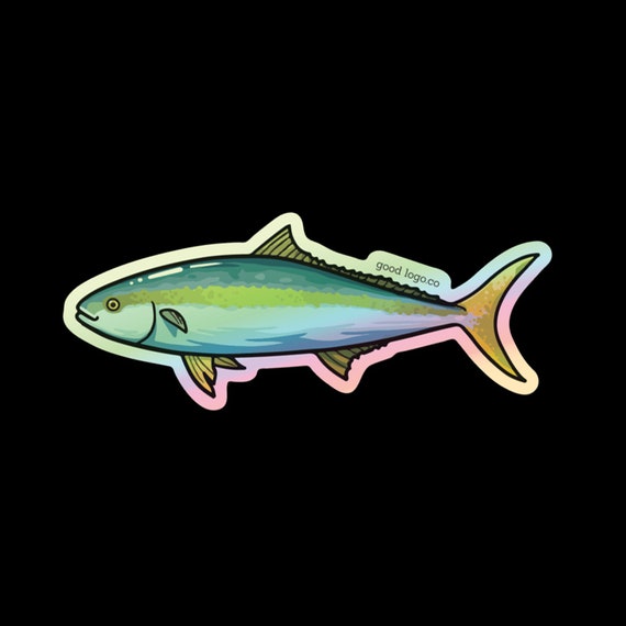 The Holographic Kingfish Sticker New Zealand Sticker NZ | Etsy