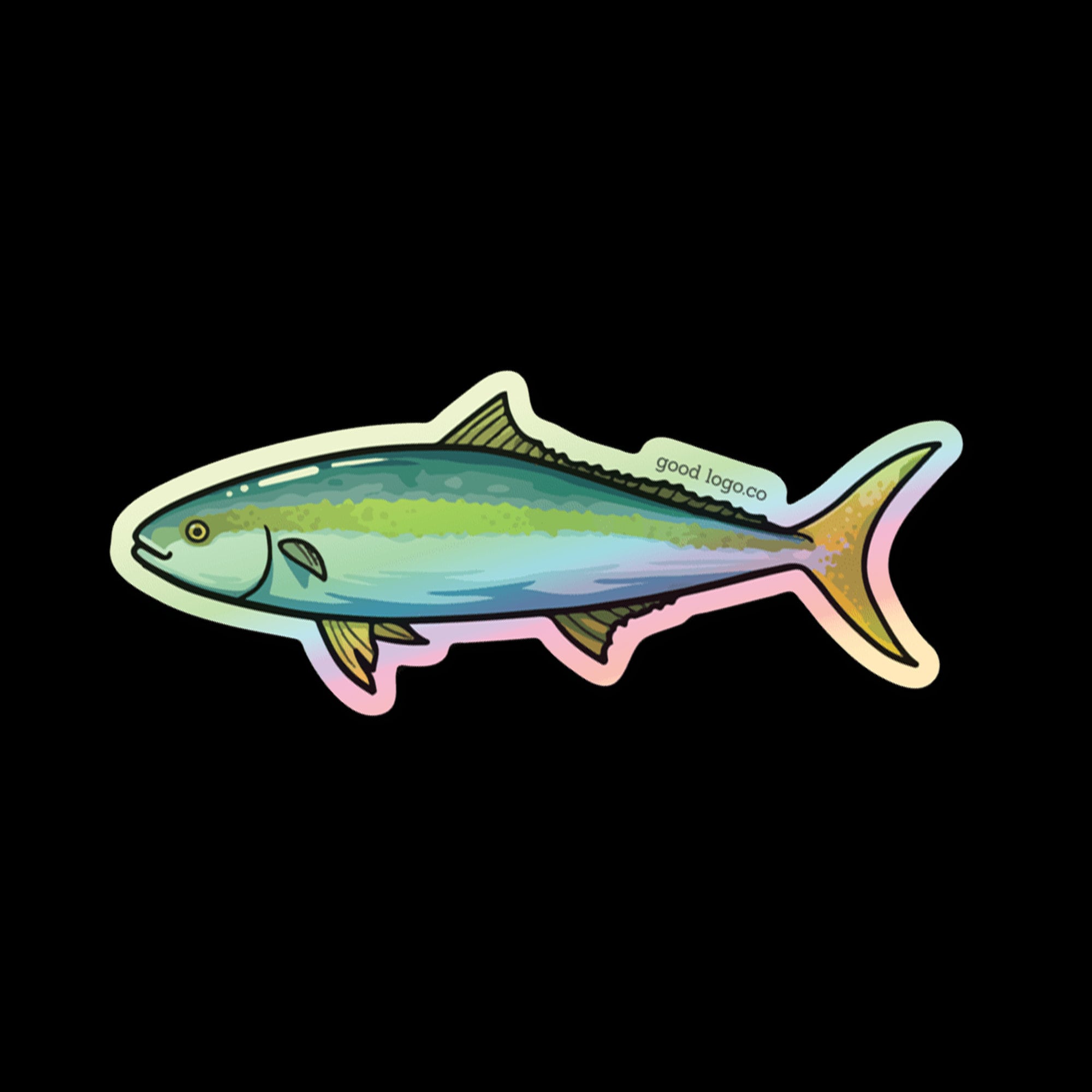 The Holographic Kingfish Sticker New Zealand Sticker NZ - Etsy