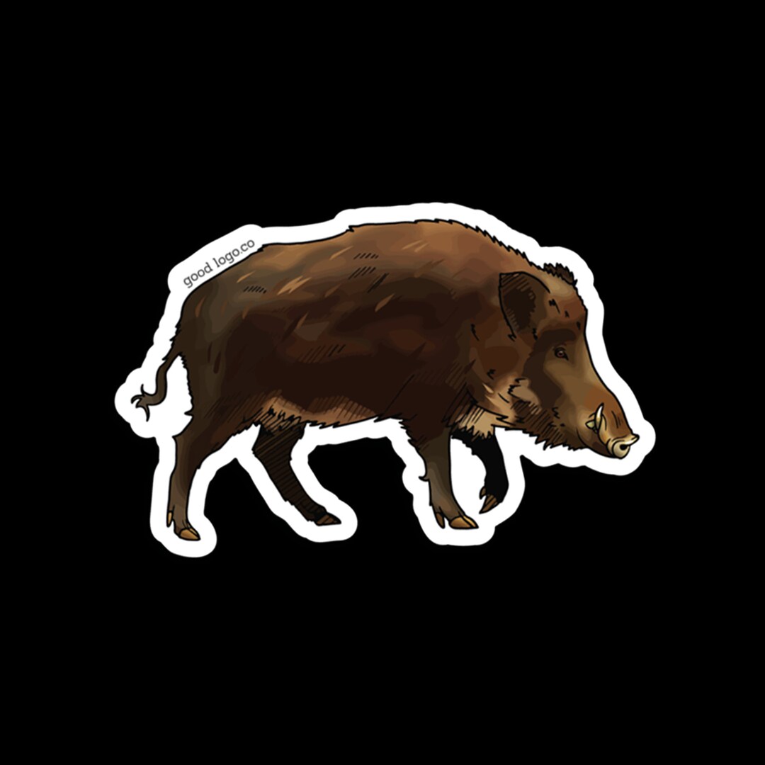The Wild Pig Sticker - Etsy