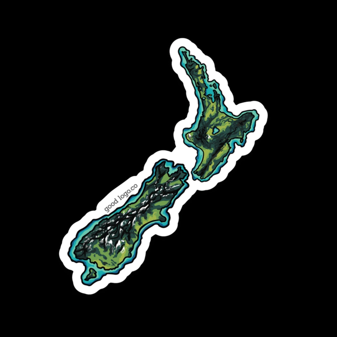 The Aotearoa New Zealand Sticker, New Zealand Sticker, NZ Sticker - Etsy