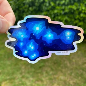 The Holographic Matariki Sticker, New Zealand Sticker, NZ Sticker - Etsy