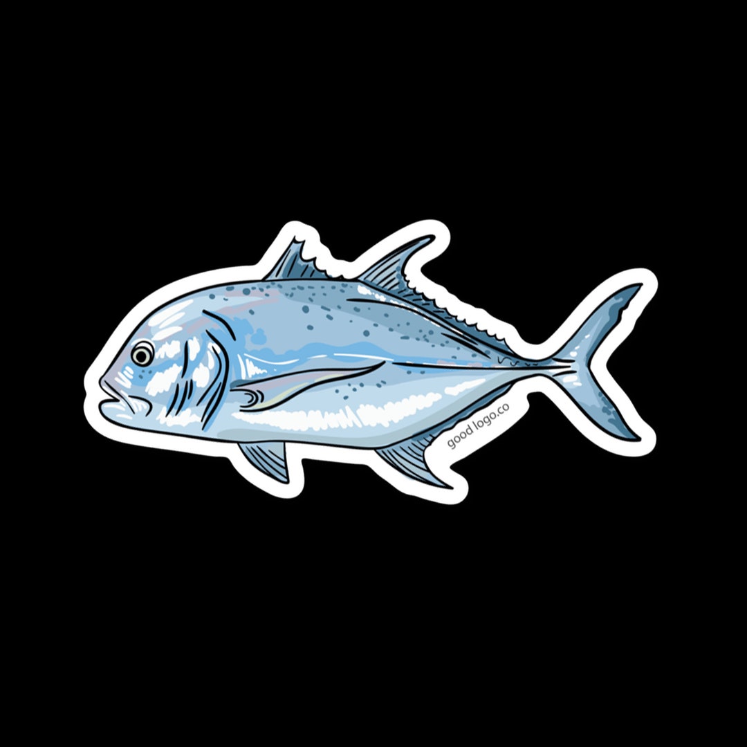 The Giant Trevally Sticker - Etsy