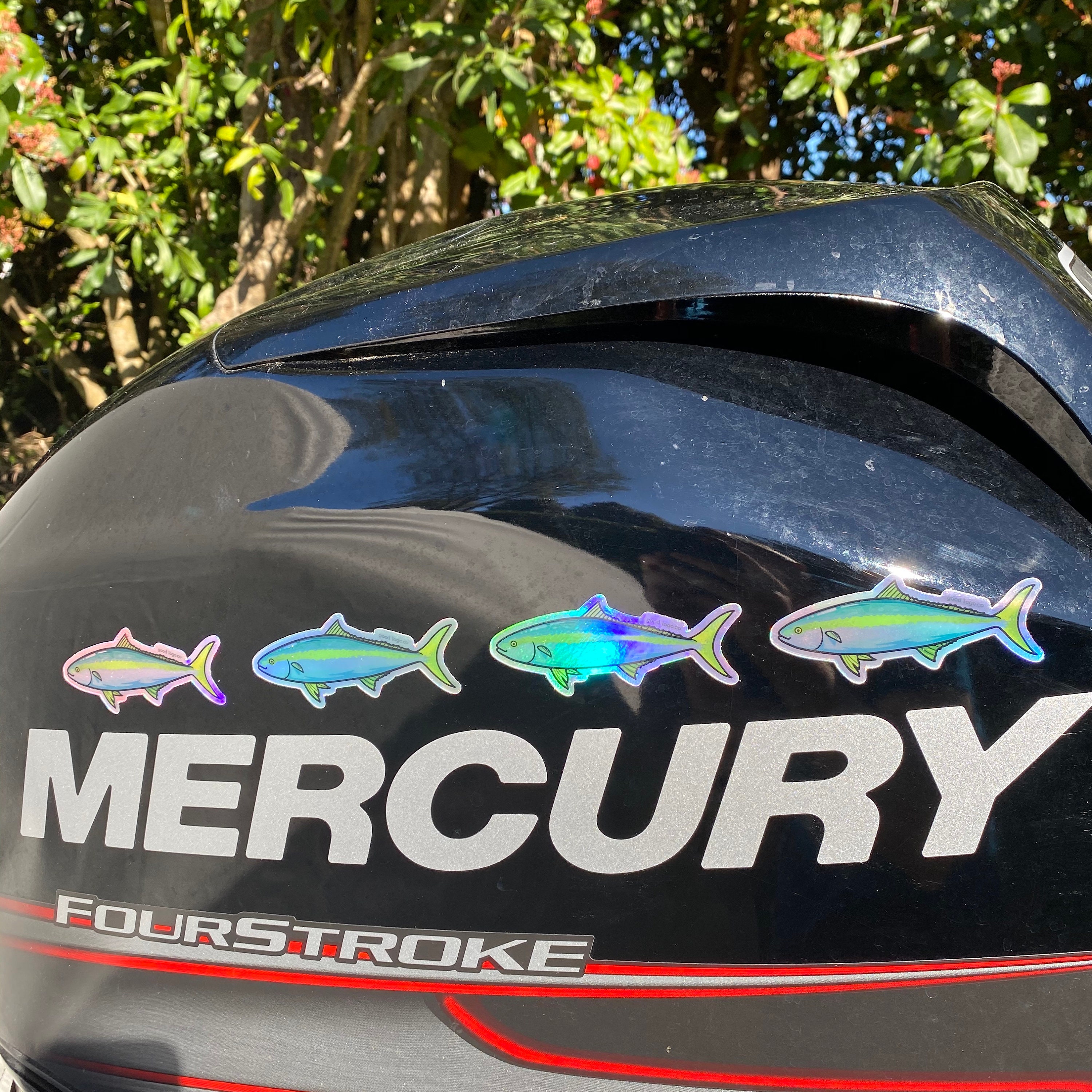 The Holographic Kingfish Sticker New Zealand Sticker NZ - Etsy