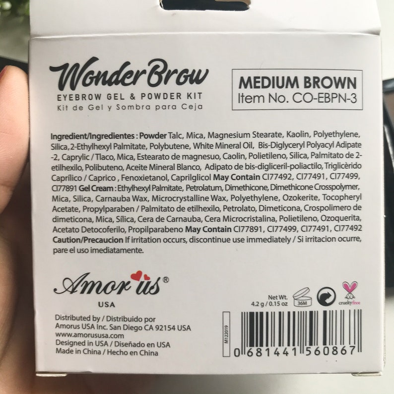 Eyebrow Gel and Power Kit Amor Us - Etsy