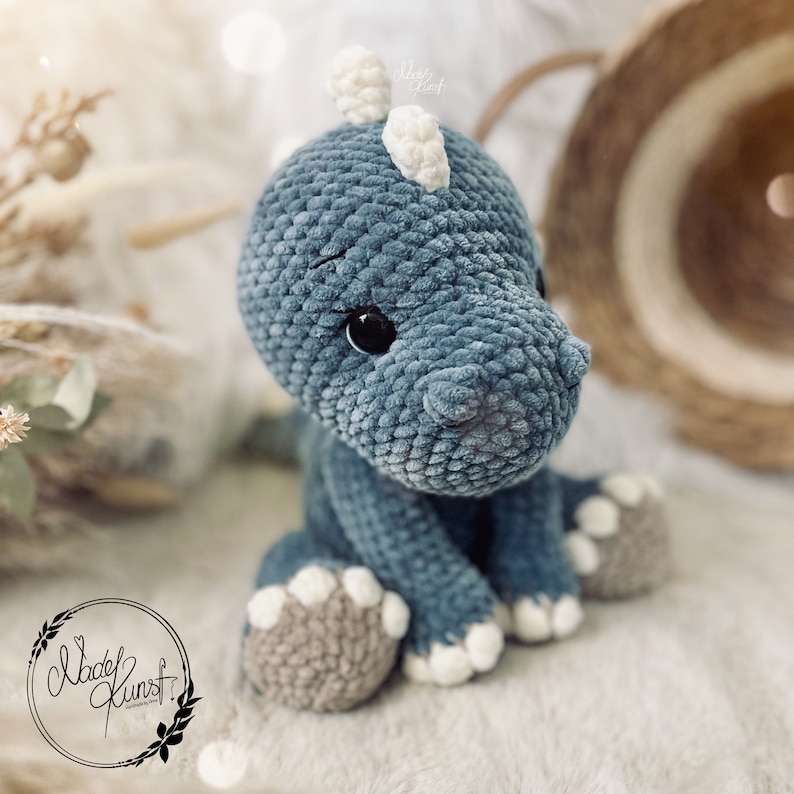 PDF DEUTSCHE Häkelnanleitung Für Den Dino ruby - Etsy