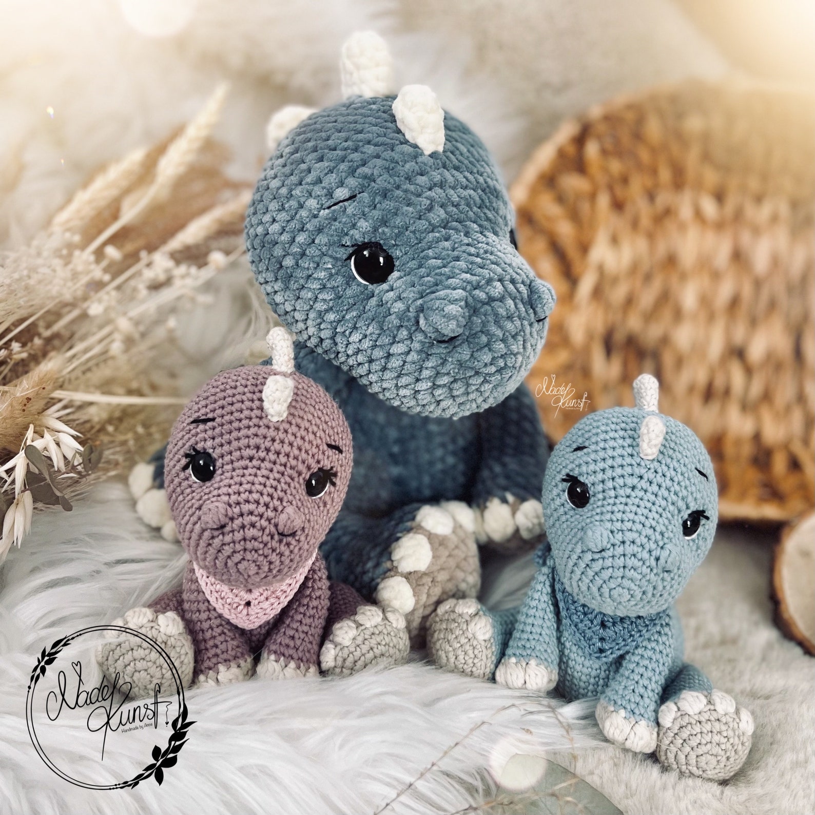 PDF DEUTSCHE Häkelnanleitung Für Den Dino ruby - Etsy