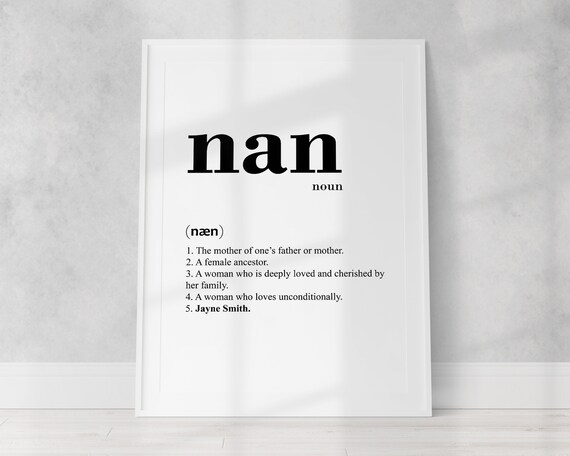 What does nan mean store
