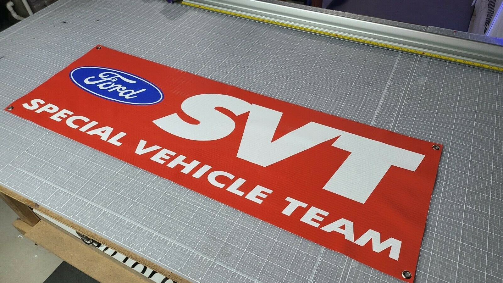 Ford SVT, Banner, Custom, With Grommets, Mustang, Cobr,a 93, Foxbody ...