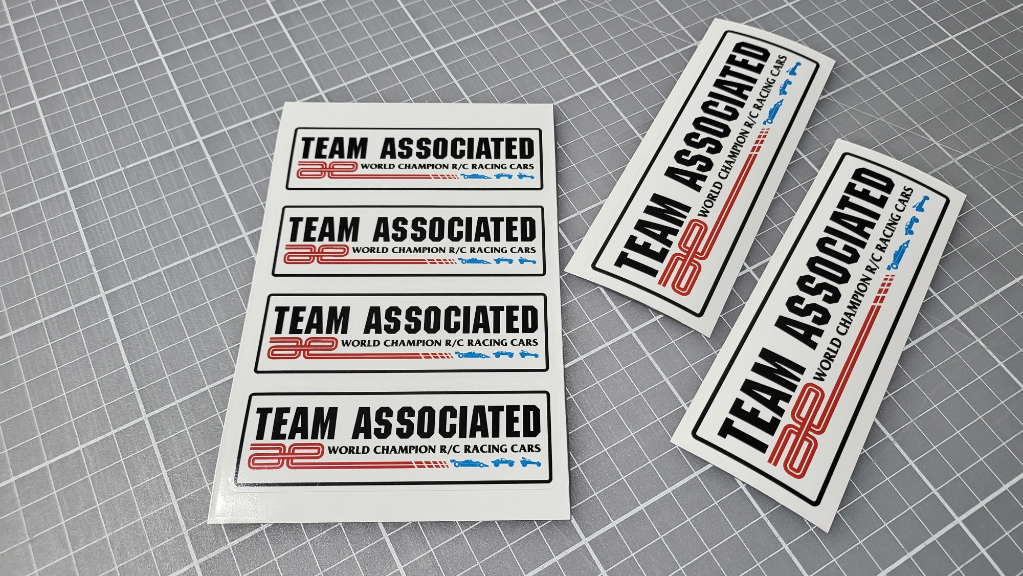 Team Associated, Sticker Set, Racing, Products, Track, Rc10, Retro, Old ...