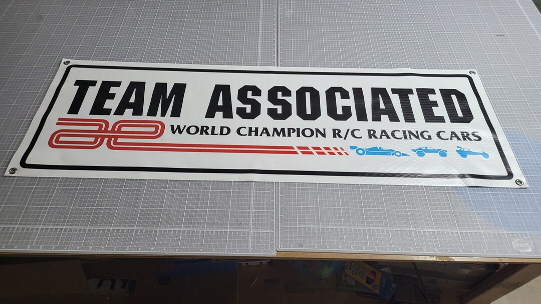 Team Associated, Banner, Racing, Products, Track, Rc10, Retro, Old ...