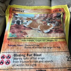 Custom Pokemon Card, Pokemon Cards, Custom Metal Pokemon Card, Pet as ...