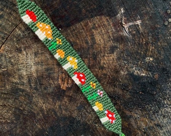 Mushroom Bracelet | Etsy