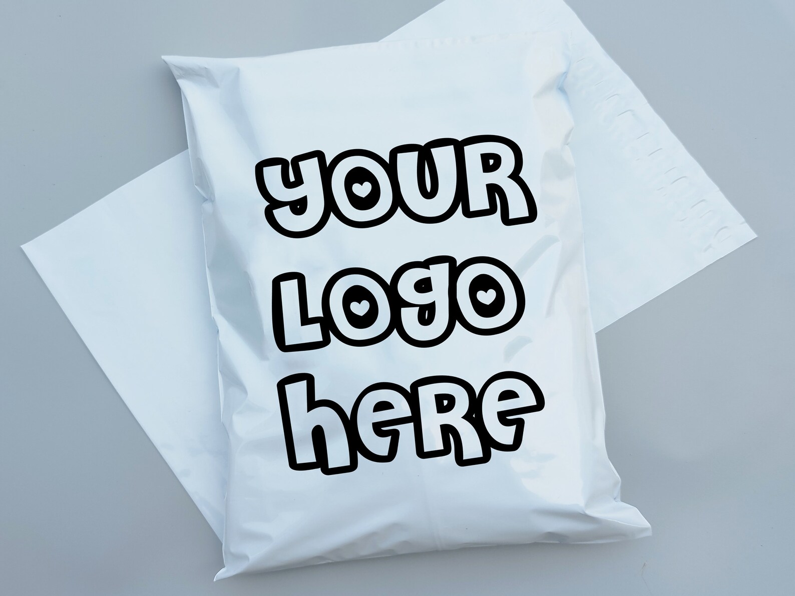 Custom Logo White Poly Mailers Shipping Bags Postal Bags Gift Packaging ...